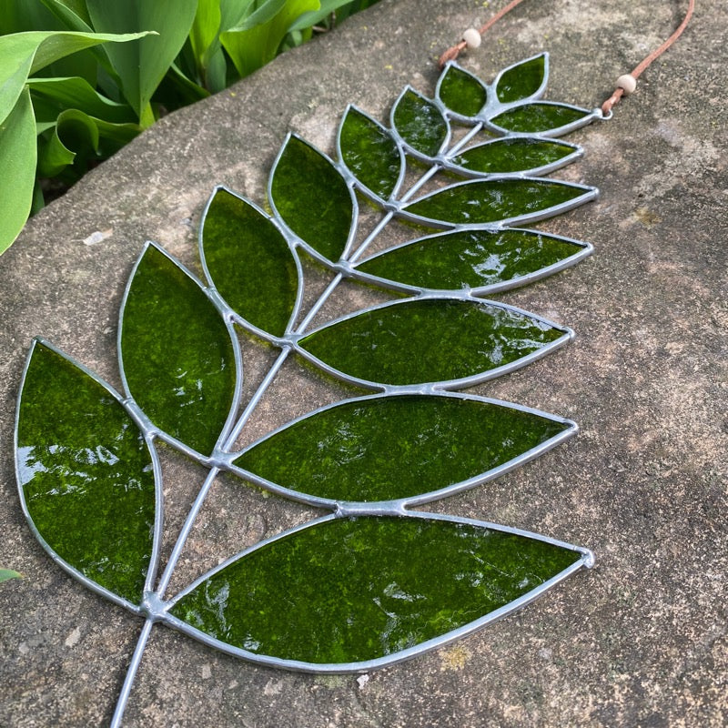 Large Fern Stained Glass – Root Studio