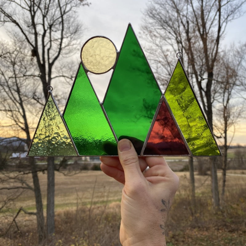 Mountains & Sun - Green – Root Studio